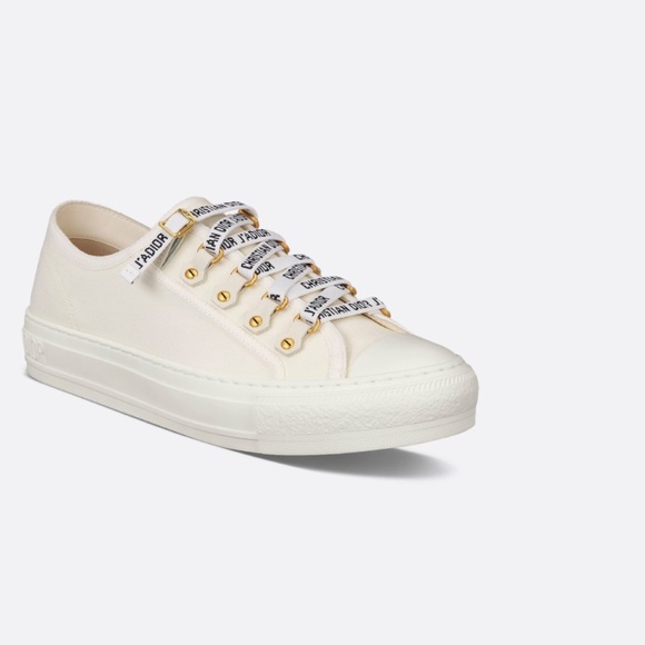 Dior | Shoes | Christian Dior Walk N Dior Logo Laces Sneakers Black ...